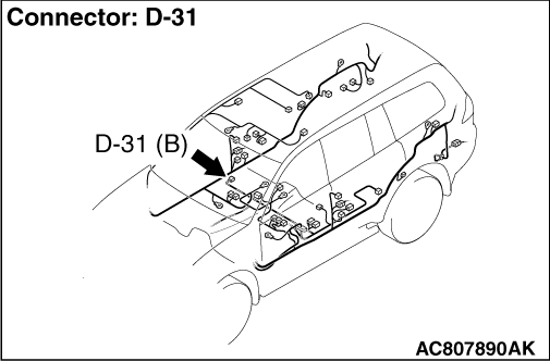 Code No.C1210: Wheel speed sensor (RR) system (open circuit)